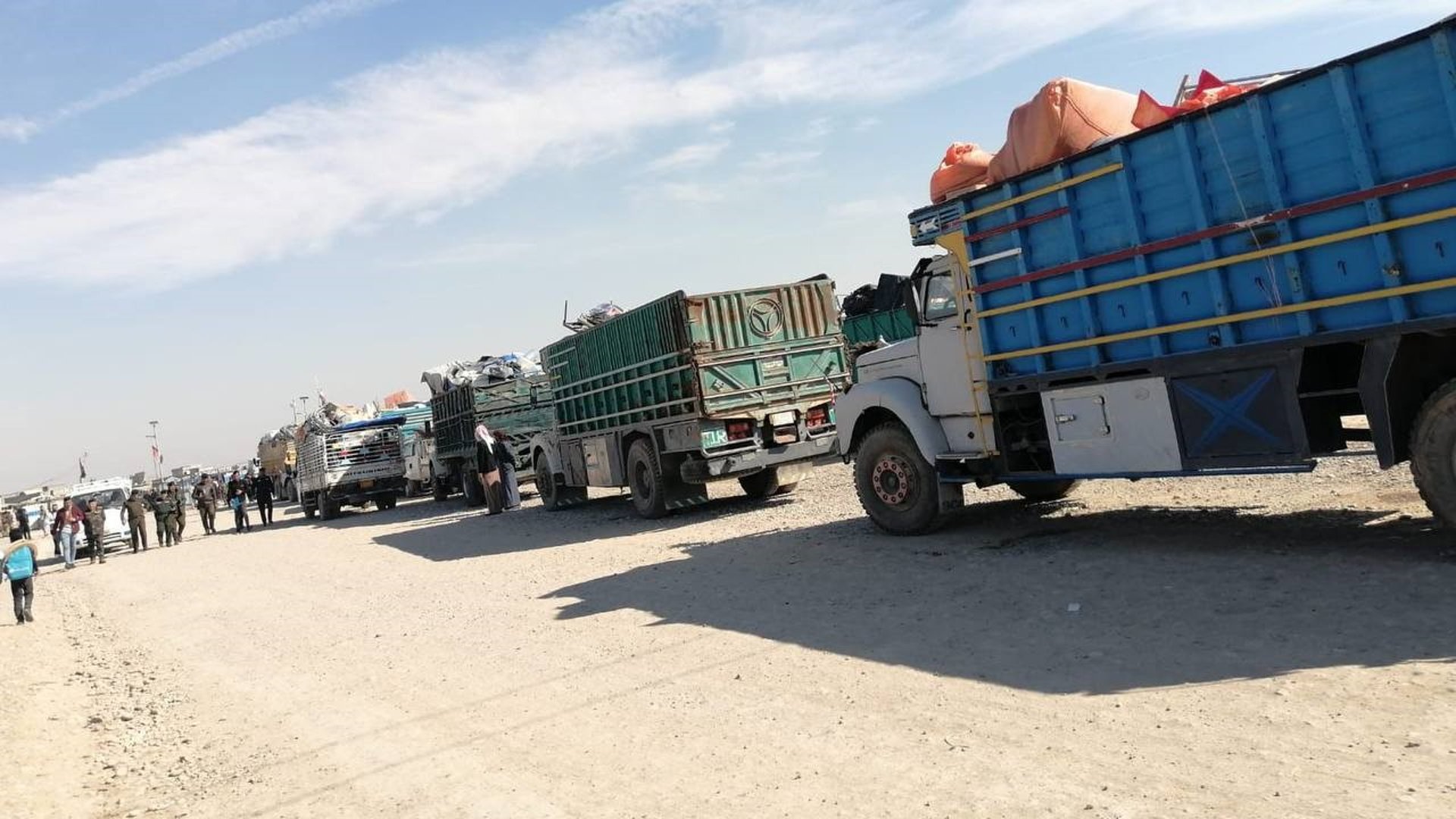 الهجرة عودة 1650 نازحاً من مخيم “الجدعة” إلى مناطقهم في نينوى 964