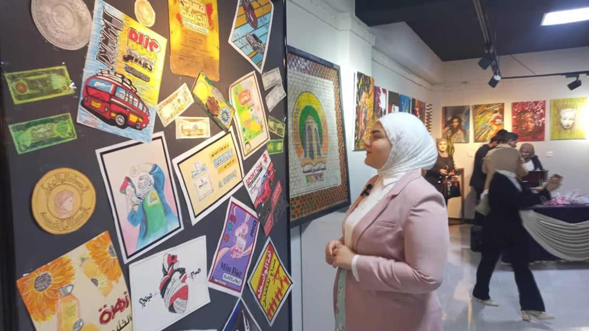Wasit fine arts college hosts student design exhibition » 964media