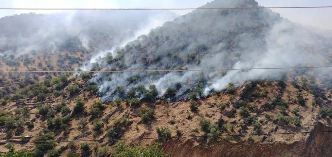 Halabja fire burns uncontrolled for second day » 964media