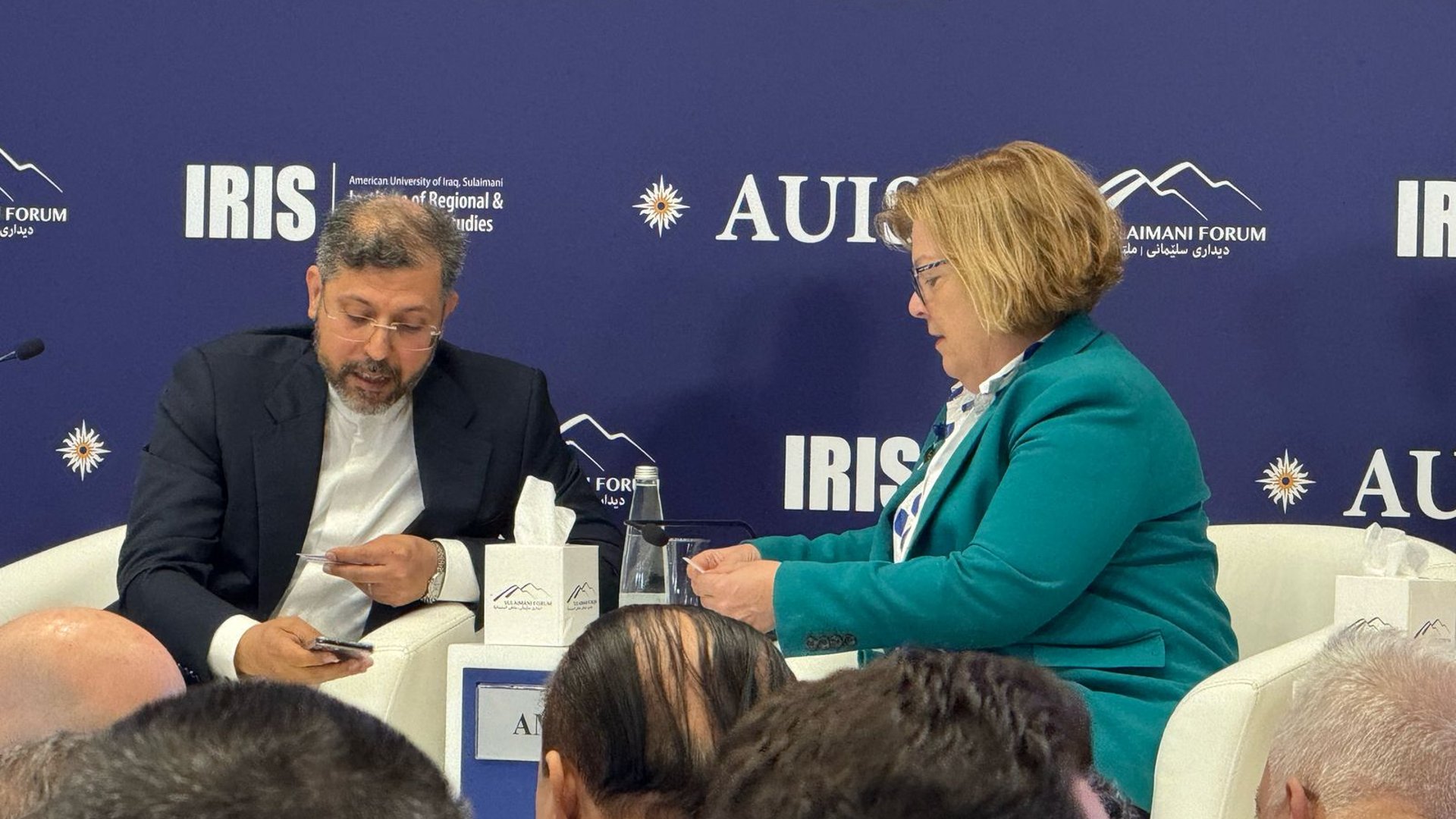 Barbara Leaf and Iranian deputy foreign minister share stage to debate ...