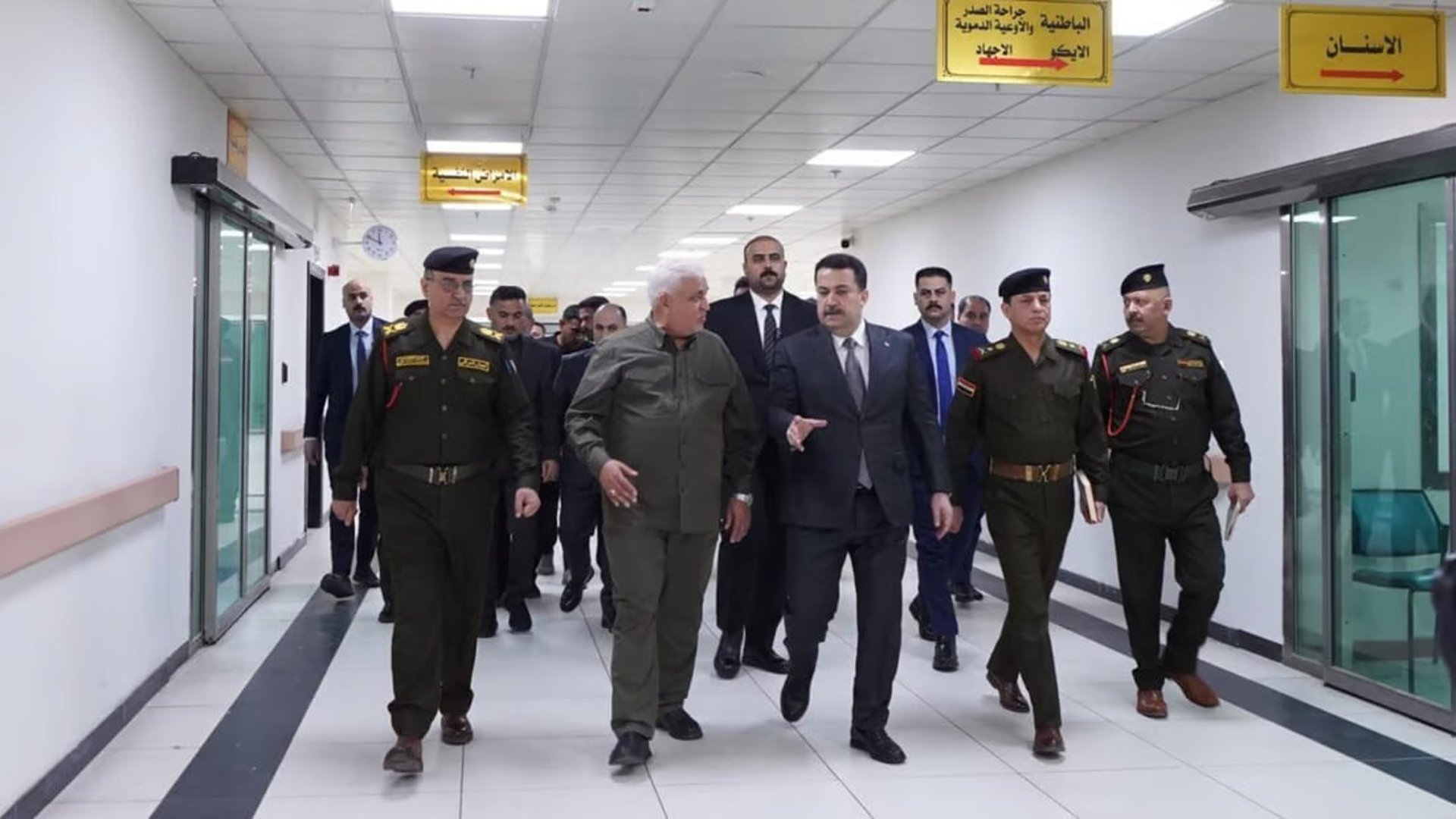 PM visits military hospital in Baghdad » 964media