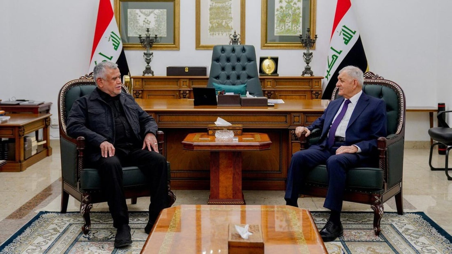President Rashid and Badr Organization leader discuss Syrian crisis ...