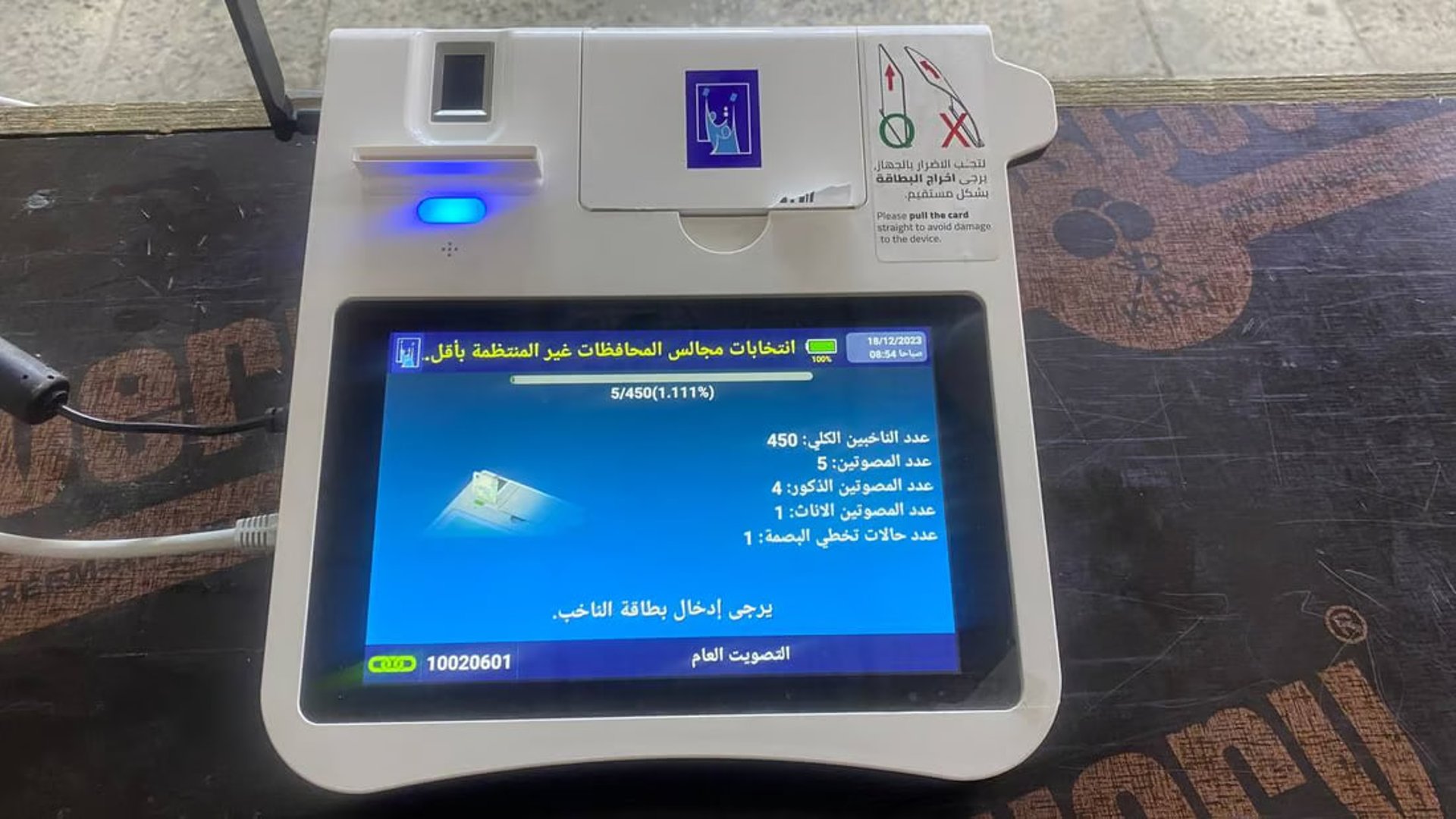 Manual and electronic vote count match » 964media