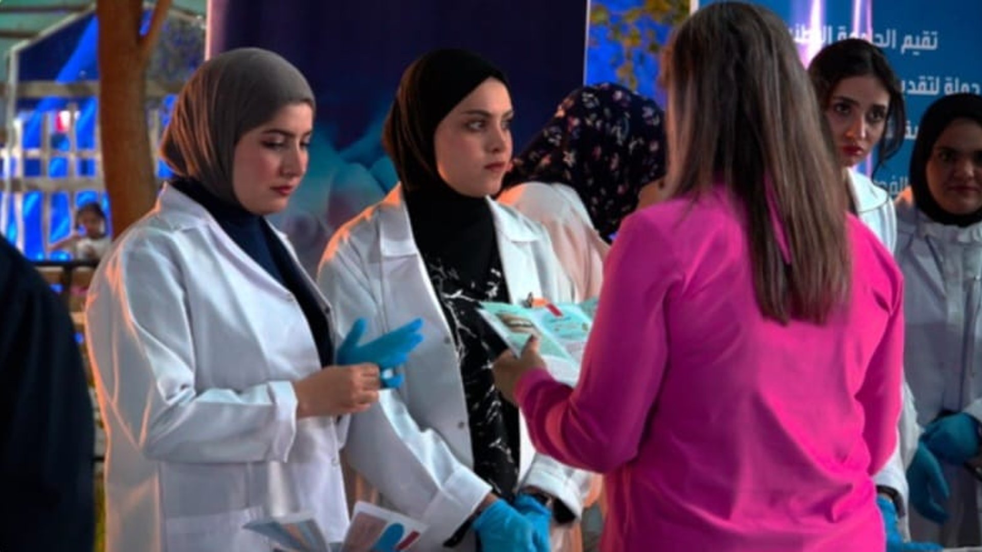 Dhi Qar university students offer free health screenings during Eid ...