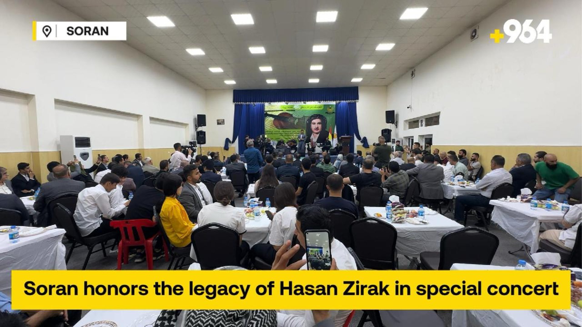 Soran hosts concert honoring the legendary Kurdish artist Hasan Zirak ...