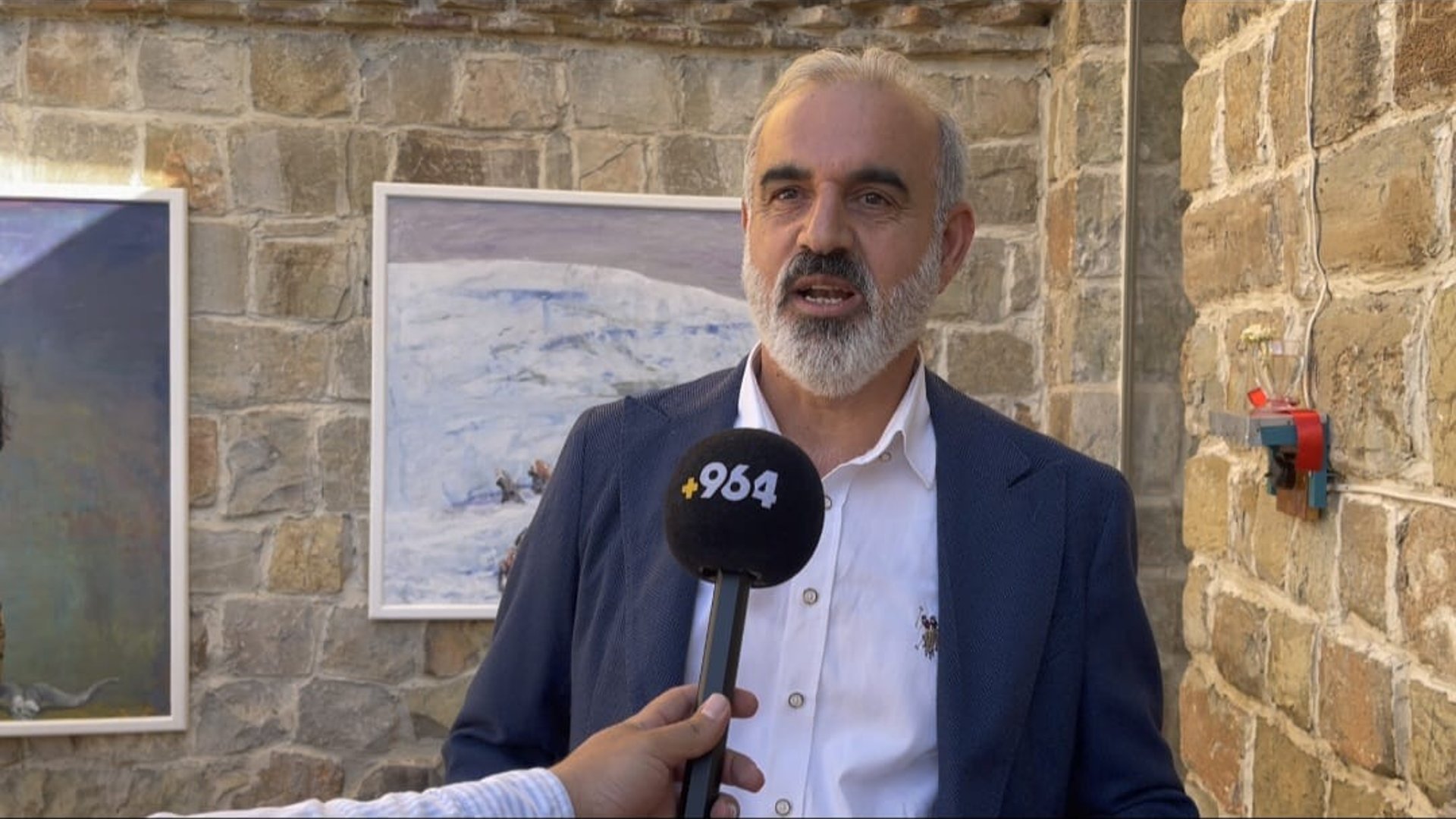 Kurdish painter Rostam Aghala opens exhibition in Sulaymaniyah » 964media