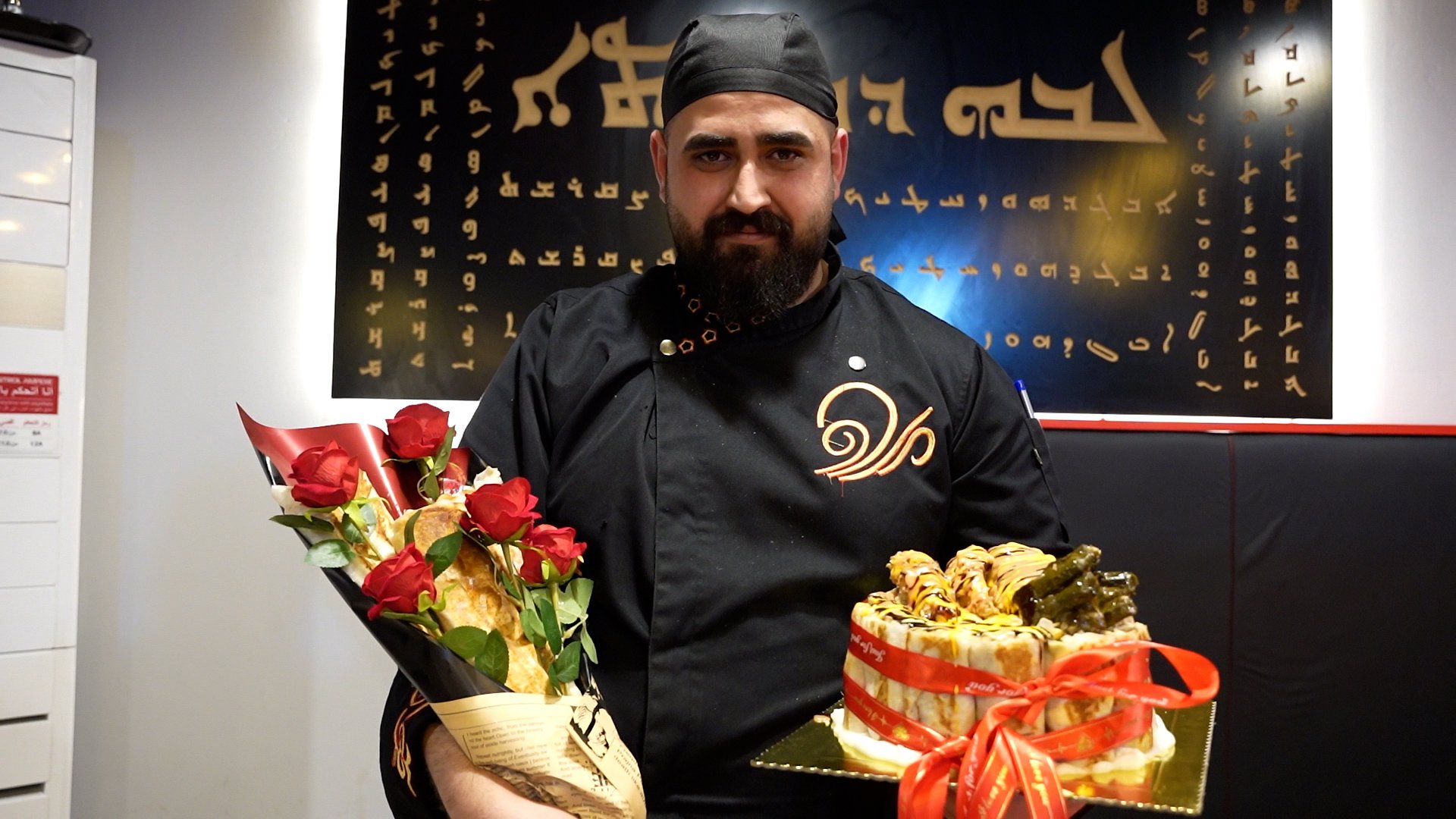 Shawarma bouquets, egg arrangements and a flower-covered Mercedes ...