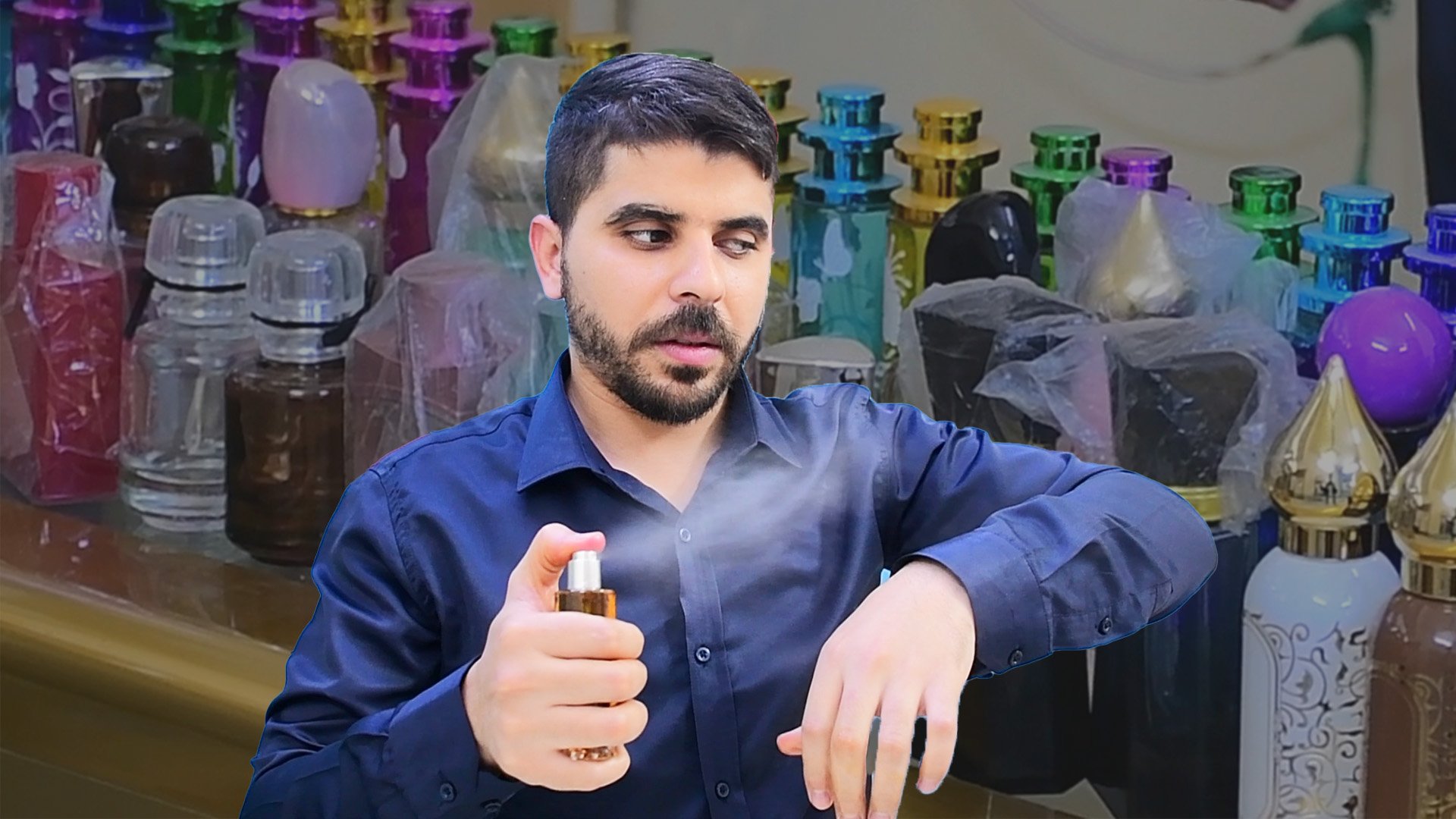 Blind teacher turns scent into art with Baghdad perfume shop » 964media